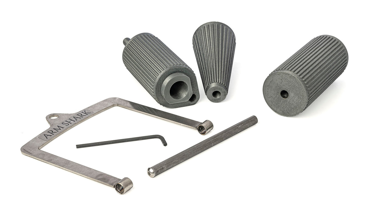 Set of Three Handles Including Eccentric, Tube and Conic – armshark