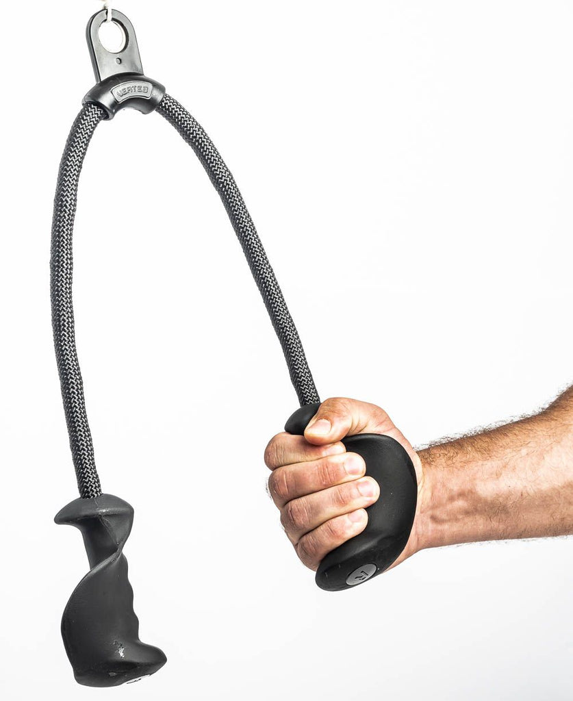 Set of 3 Handles (Monster, Ergonomic Triceps Rope, Wrist Curl Handles ...